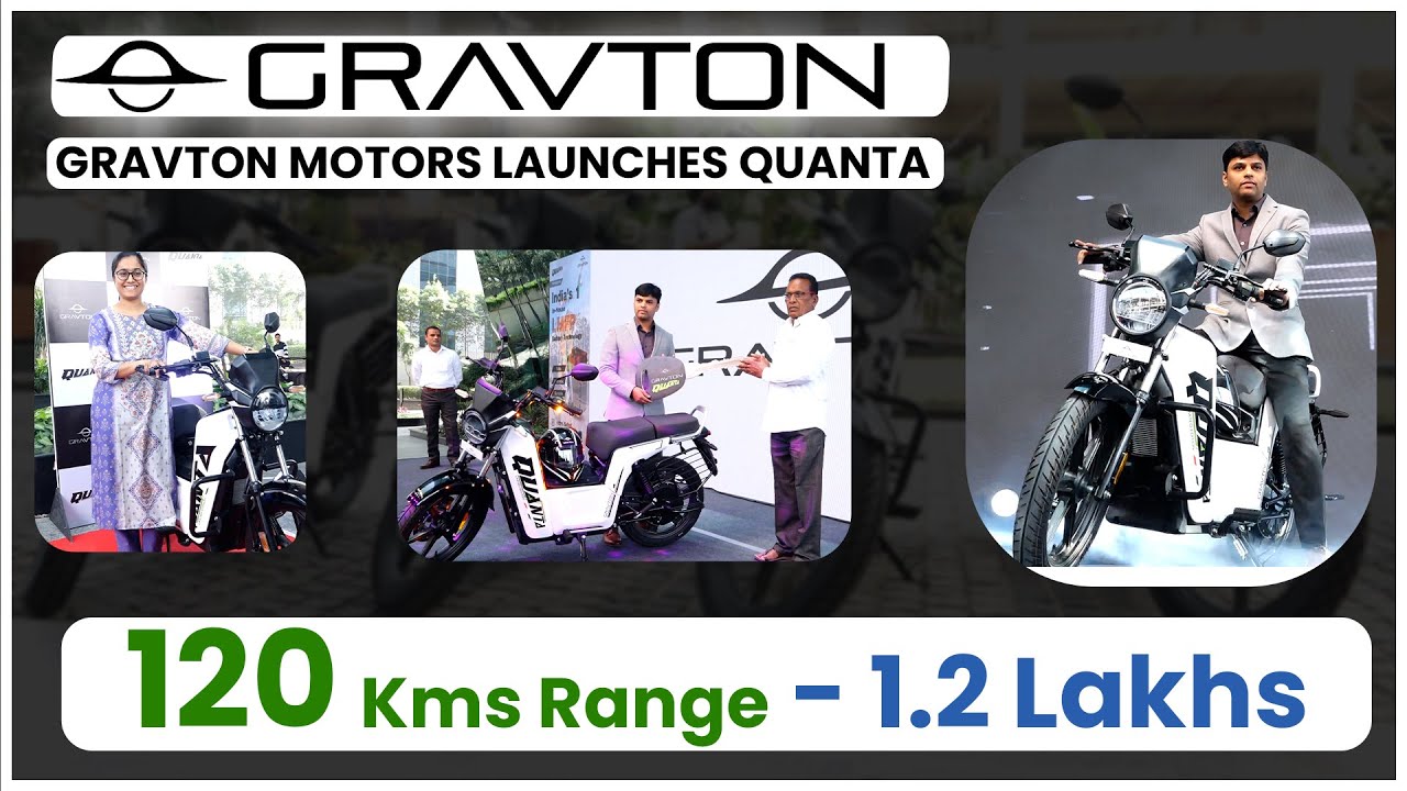 Ultimate Two Wheeler EV | Gravton Quanta | 120km In Single Charge - YouTube