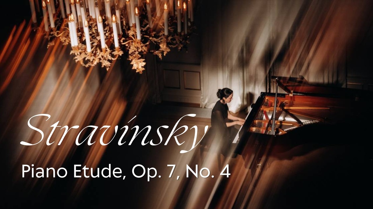 Stravinsky. Piano Etude, Op .7, No. 4 - YouTube