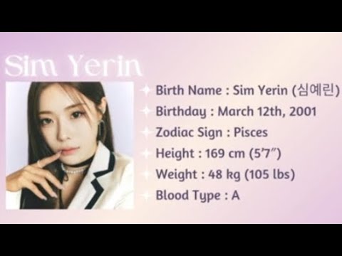 IMETU GROUP MEMBER SIM YERIN - YouTube