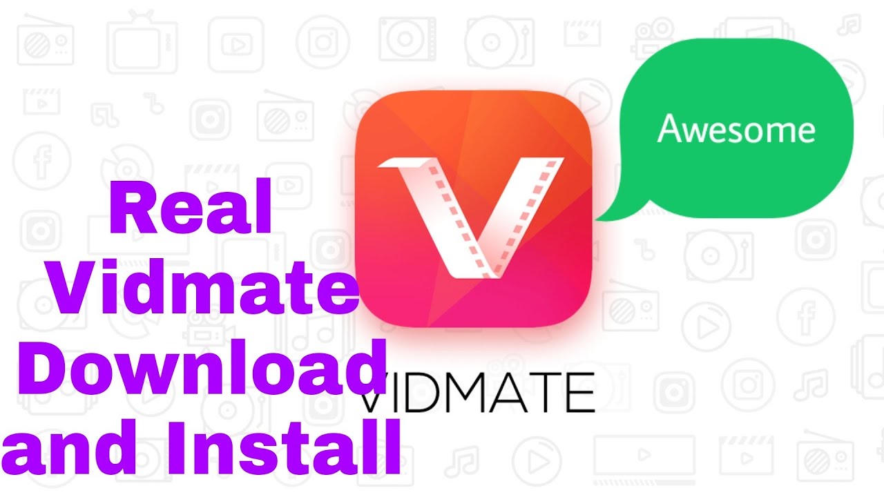 Real Vidmate install for watching video and download - YouTube