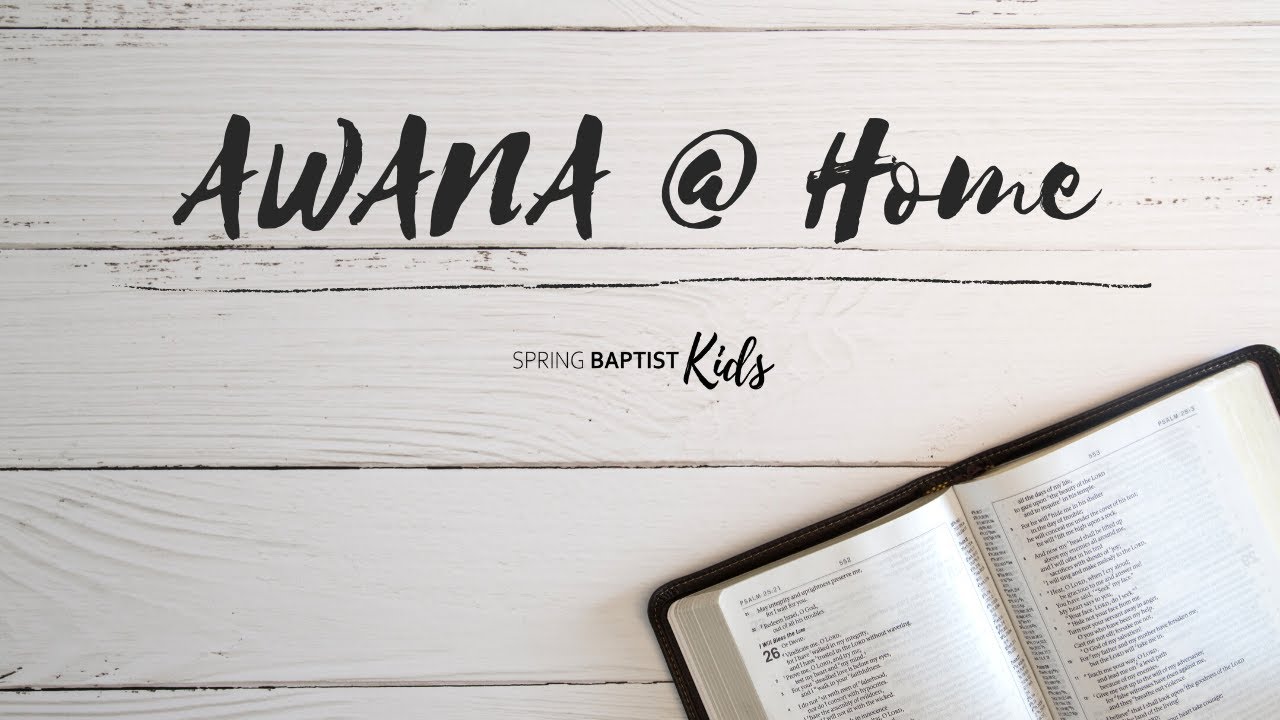 AWANA @ Home | Easter Week - YouTube