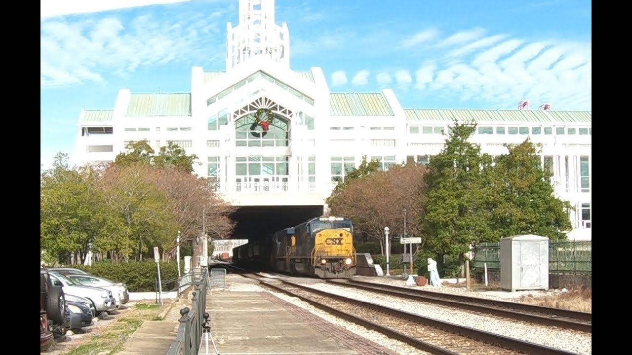 Train Goes Through A Building - 4K - Part 1 - YouTube