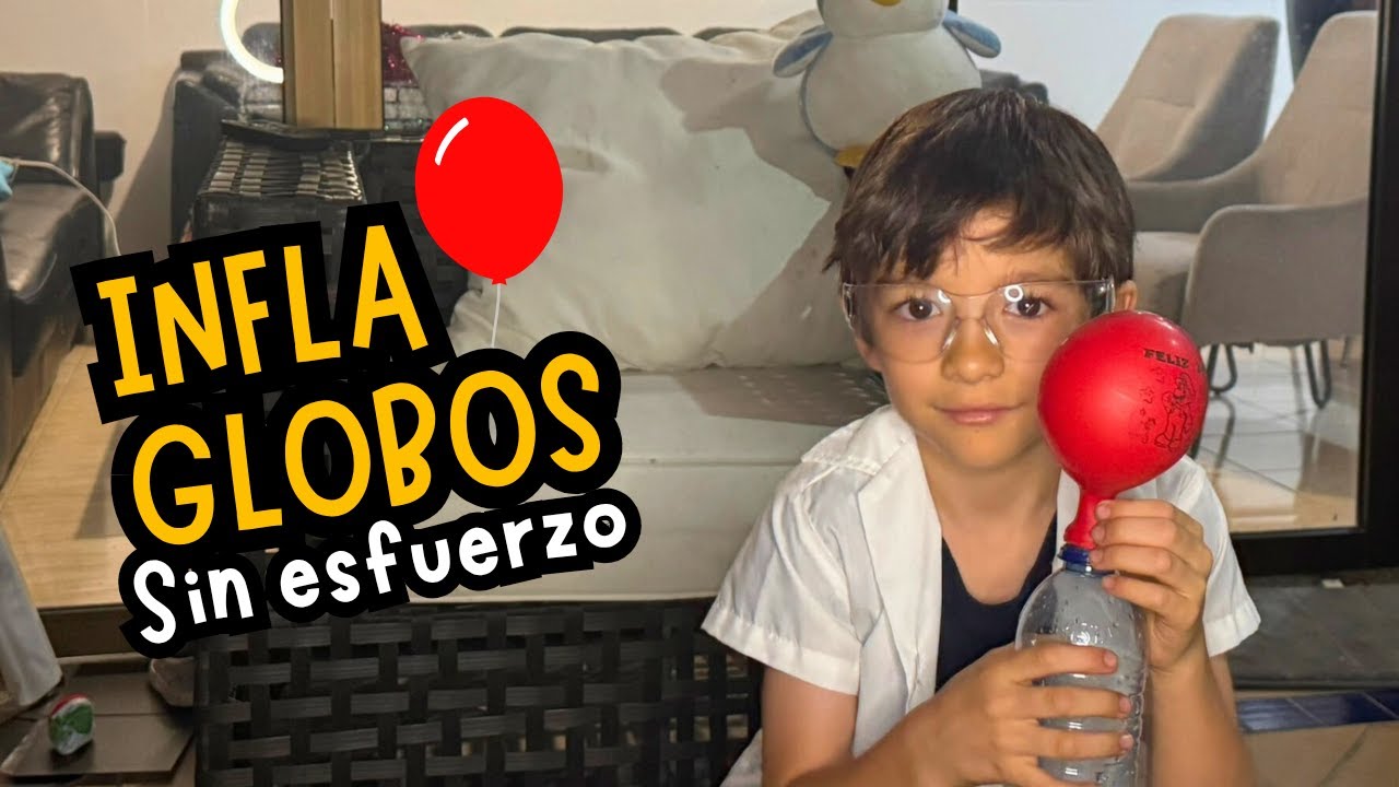 ¿Cómo inflar un globo de forma fácil y rápida? - YouTube