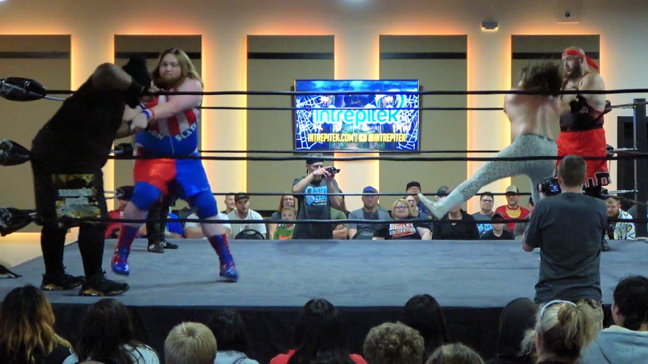 Biggest Wrestling Match Ever! Monster Mash Fatal 4-Wa - YouTube