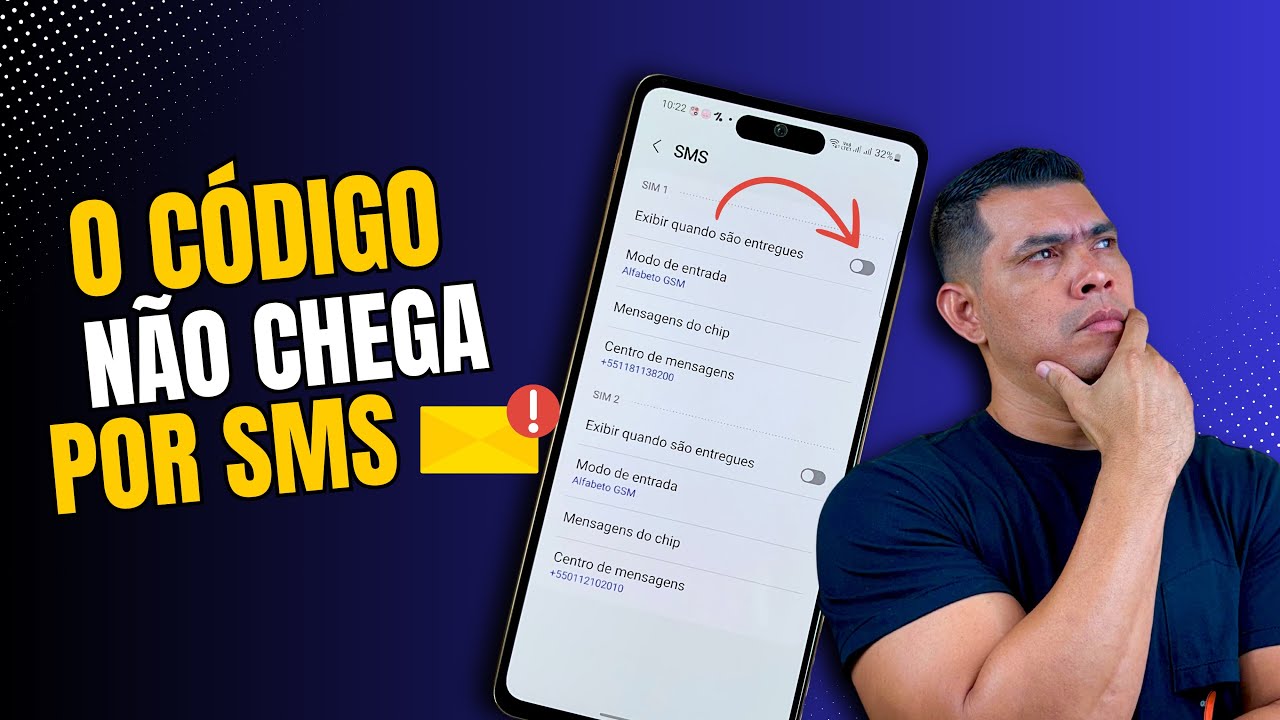 COMO RECEBER O CÓDIGO POR SMS NO SEU CELULAR/NÃO CONSEGUI RECEBER O ...