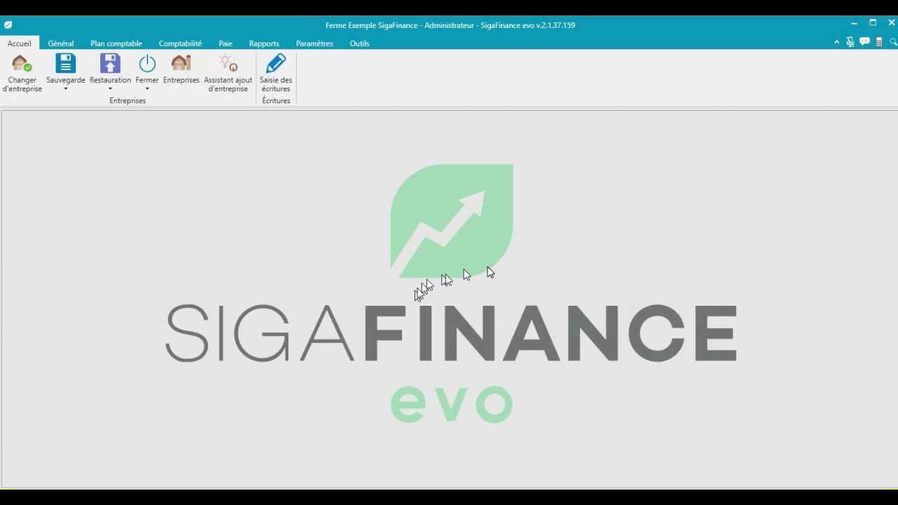 Astuce SigaFinance evo - Comment activer le mode exemple? - YouTube