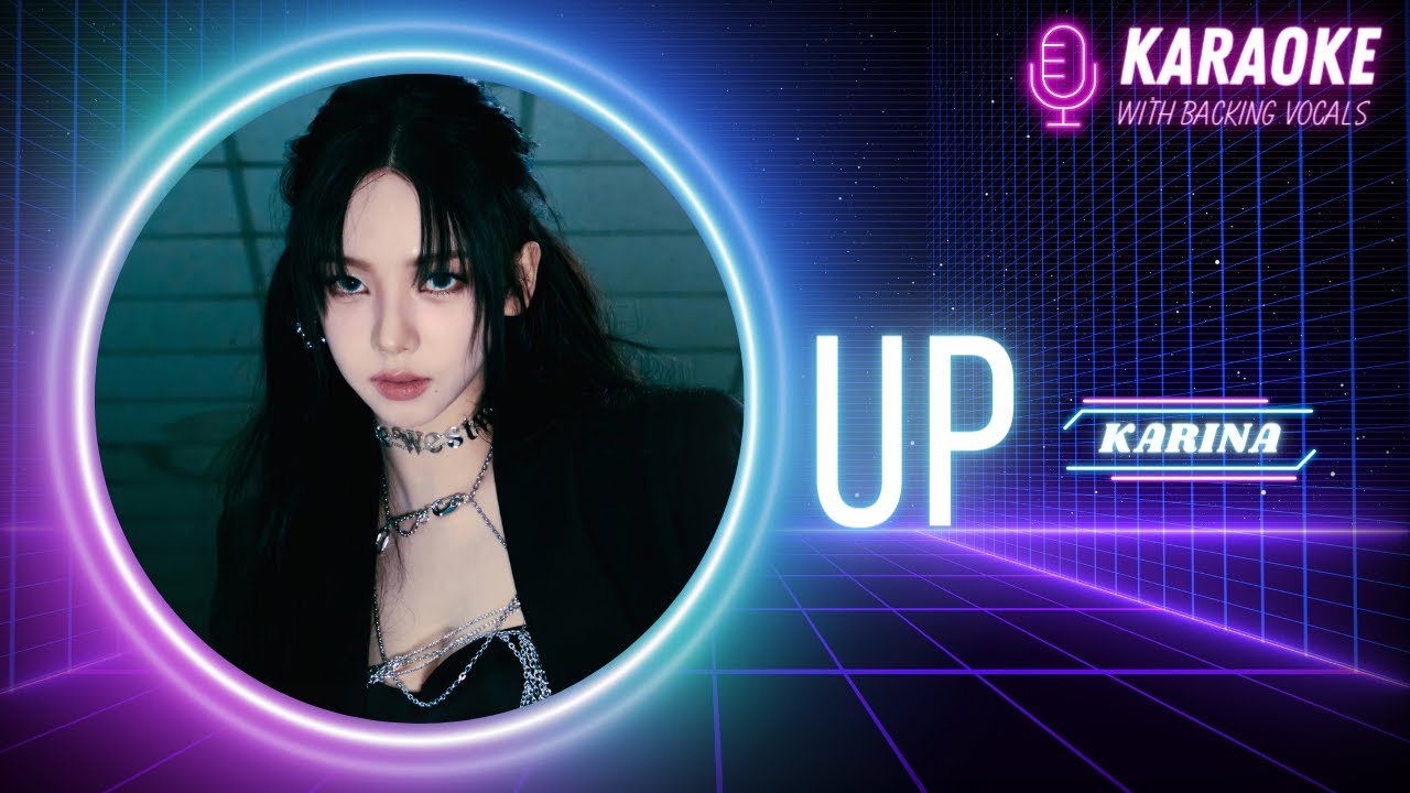 KARINA 'UP' - KARAOKE (Instrumental with easy lyrics) - YouTube