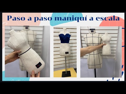 DIY Cómo hacer un maniquí a escala de 1/2 / Paso a paso CON MOLDES PARA ...