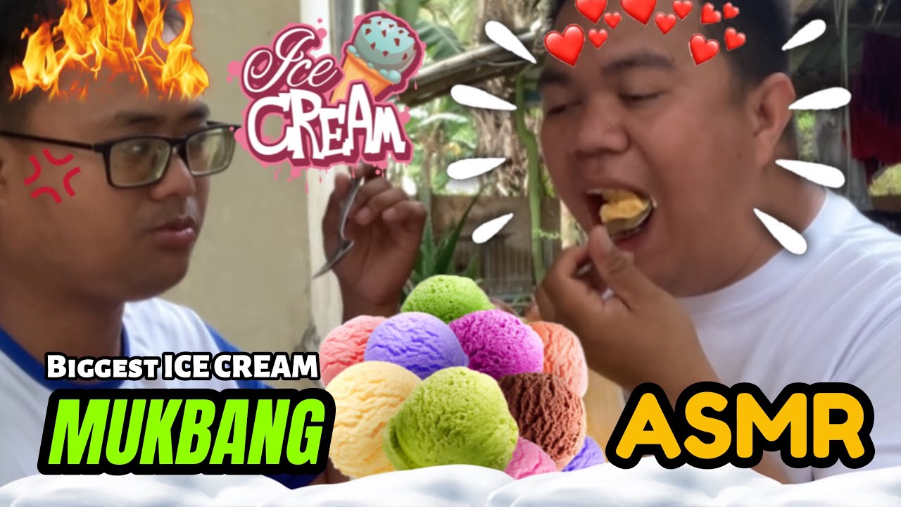 ICE CREAM MUKBANG - YouTube
