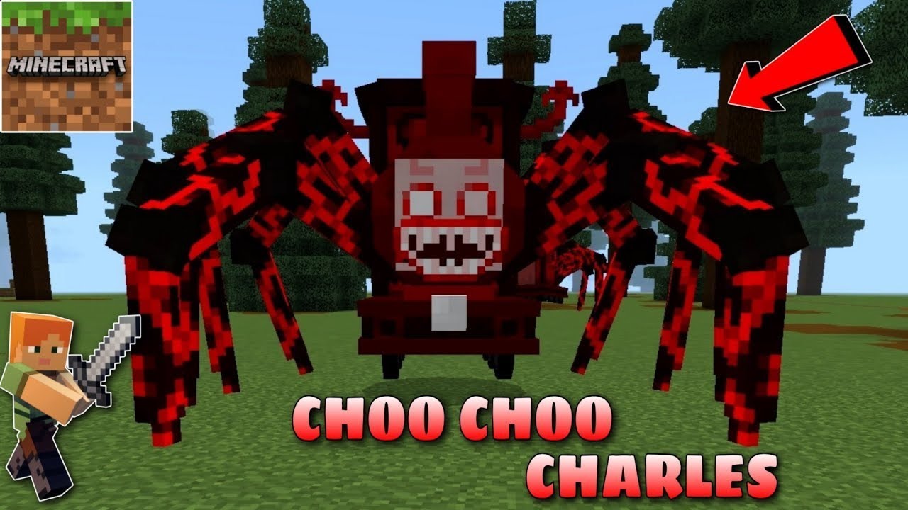 CHOO CHOO CHARLES ADDON in Minecraft PE - YouTube