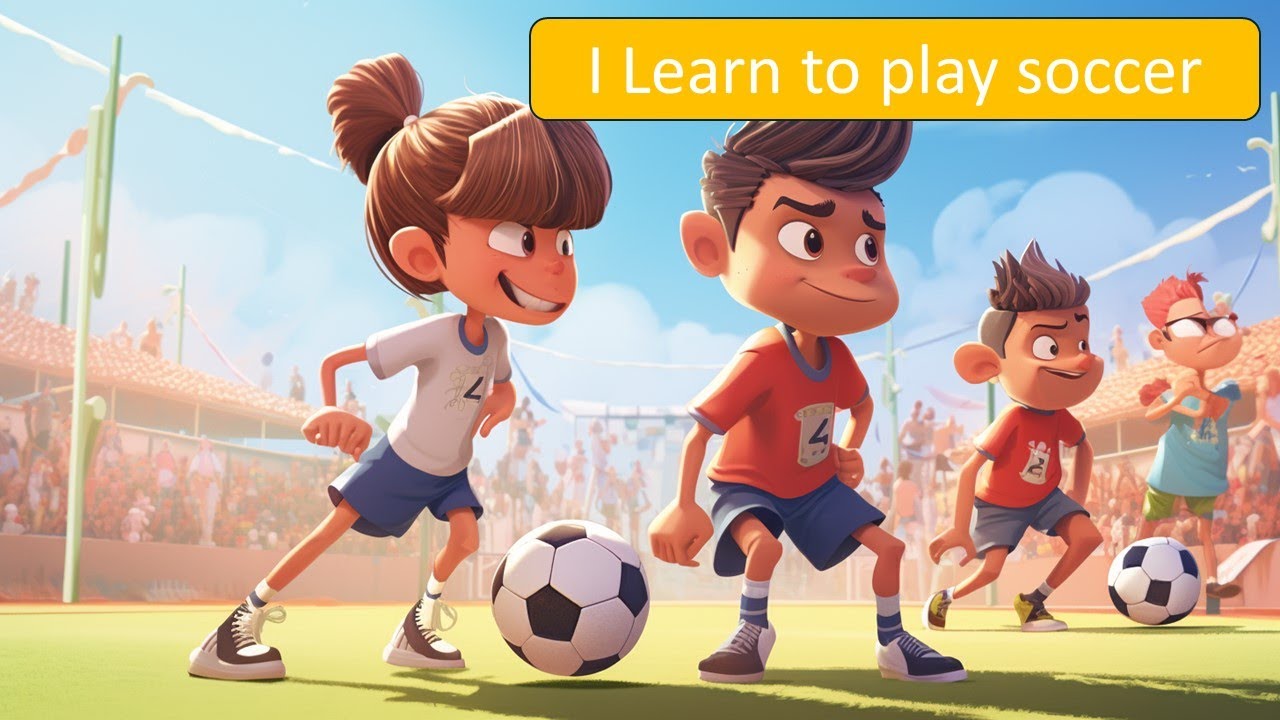 Kids English Learning｜I Learn to Play soccer｜Listening&Speaking｜Storys ...