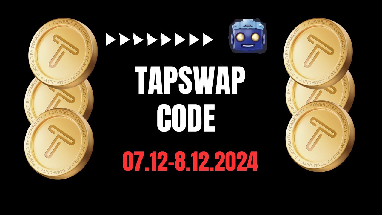 TapSwap Code 7.12 - 8.12.2024 - YouTube
