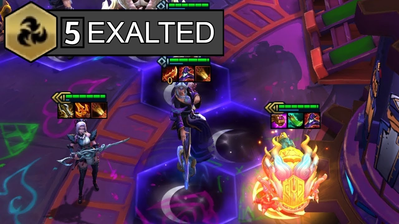 Artillery KogMaw with 5x Exalted! ⭐⭐⭐ | TFT Set 11 - YouTube