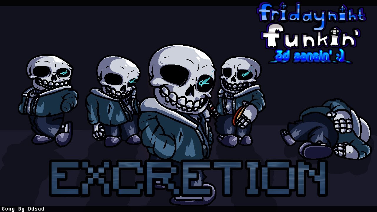 Excretion by Ddsad asd - Friday Night Funkin' 3D Sansin' :) - YouTube