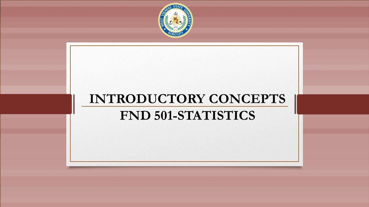 Introduction to Statistics - YouTube