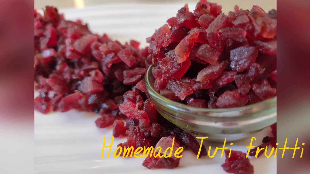 How to make tuti fruitti at Home - YouTube