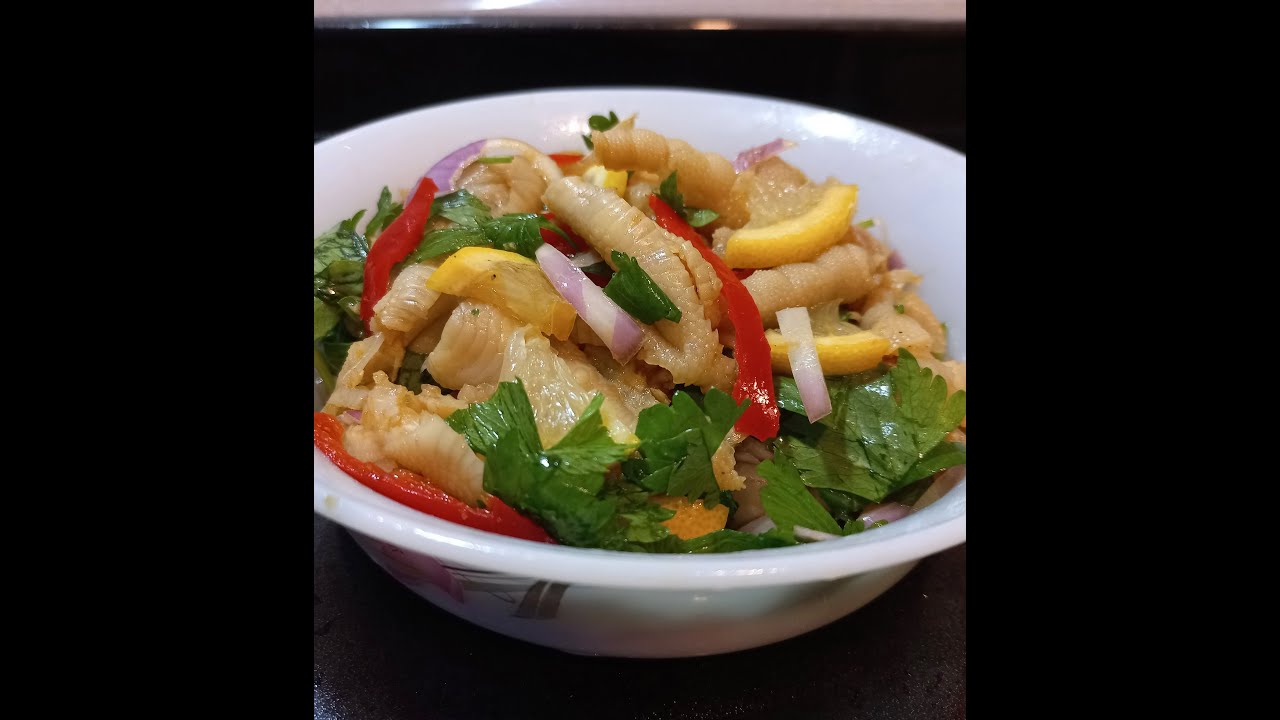 Appetizing Boneless Chicken Feet Salad 开味无骨鸡爪沙拉 - YouTube