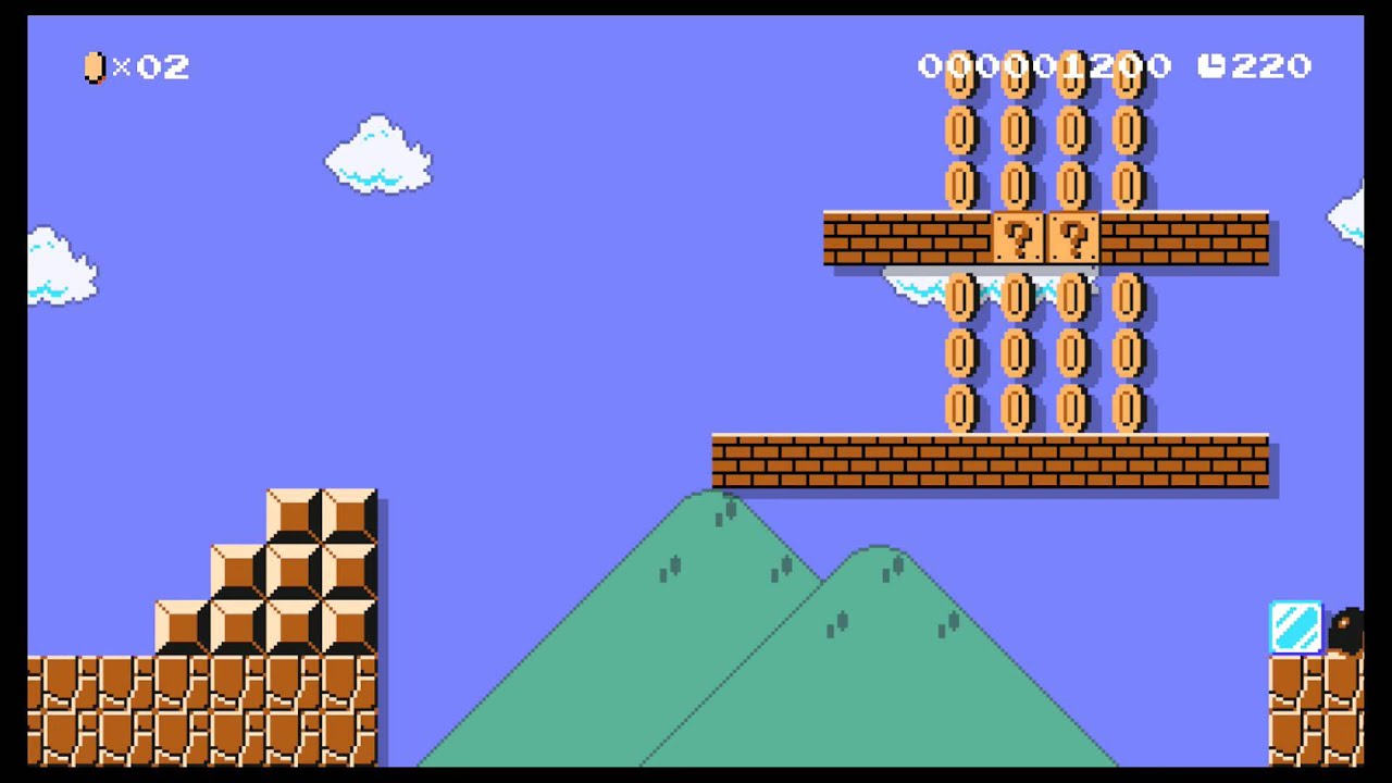 Super Mario Maker - Mario's death easter egg. - YouTube