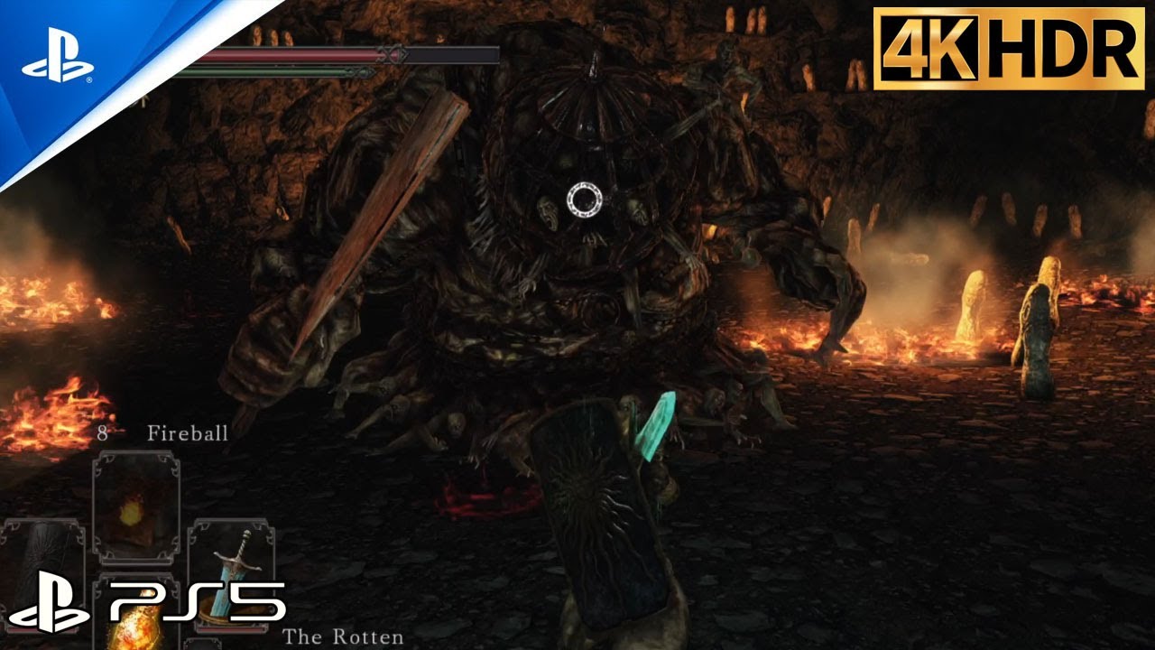 Dark Souls 2 - The Rotten Boss Fight - PS5 Gameplay [4K] - YouTube