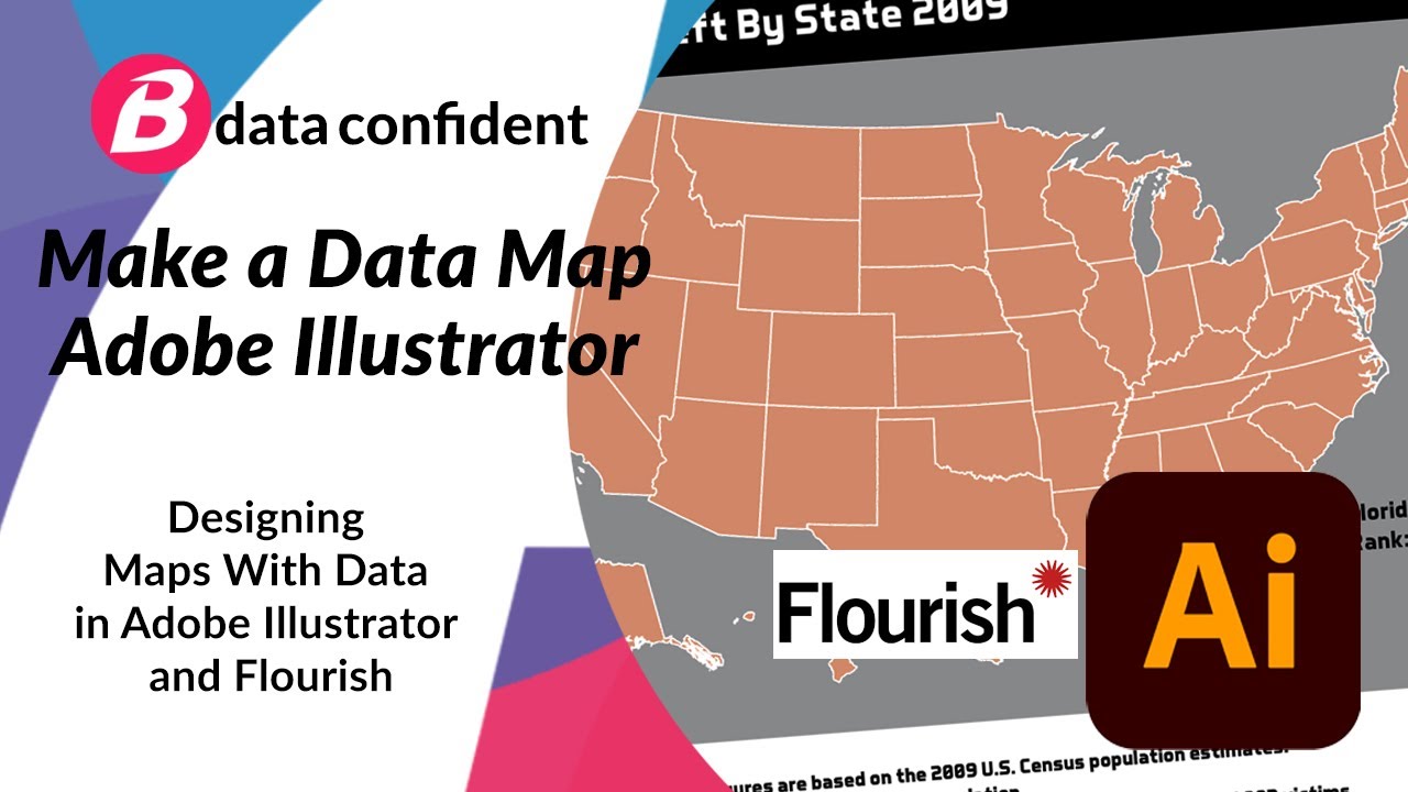 Design a Data Map in Adobe Illustrator and Flourish - YouTube