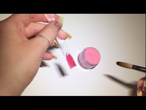 Naio Nails | Colour Swatch | Coloured Acrylic - YouTube