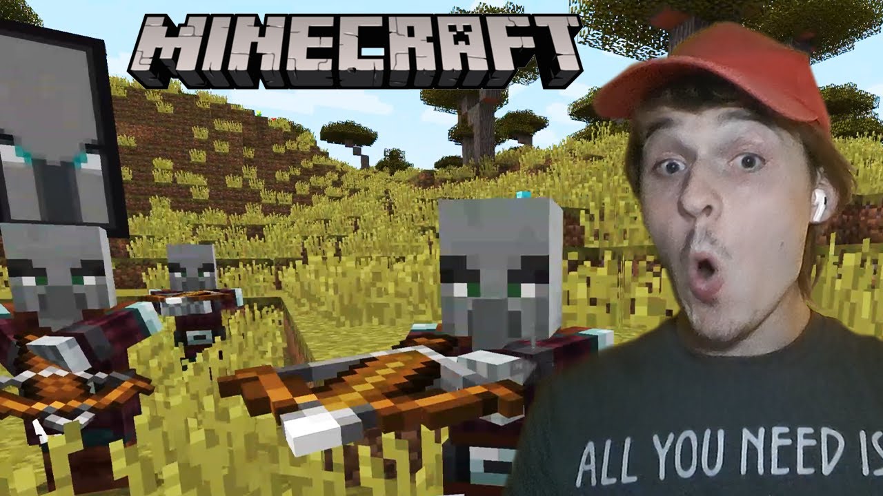 RAIDING A PILLAGER OUTPOST DIDN'T GO ACCORDING TO PLAN... | MINECRAFT SEASON 2 - PART 17 - YouTube