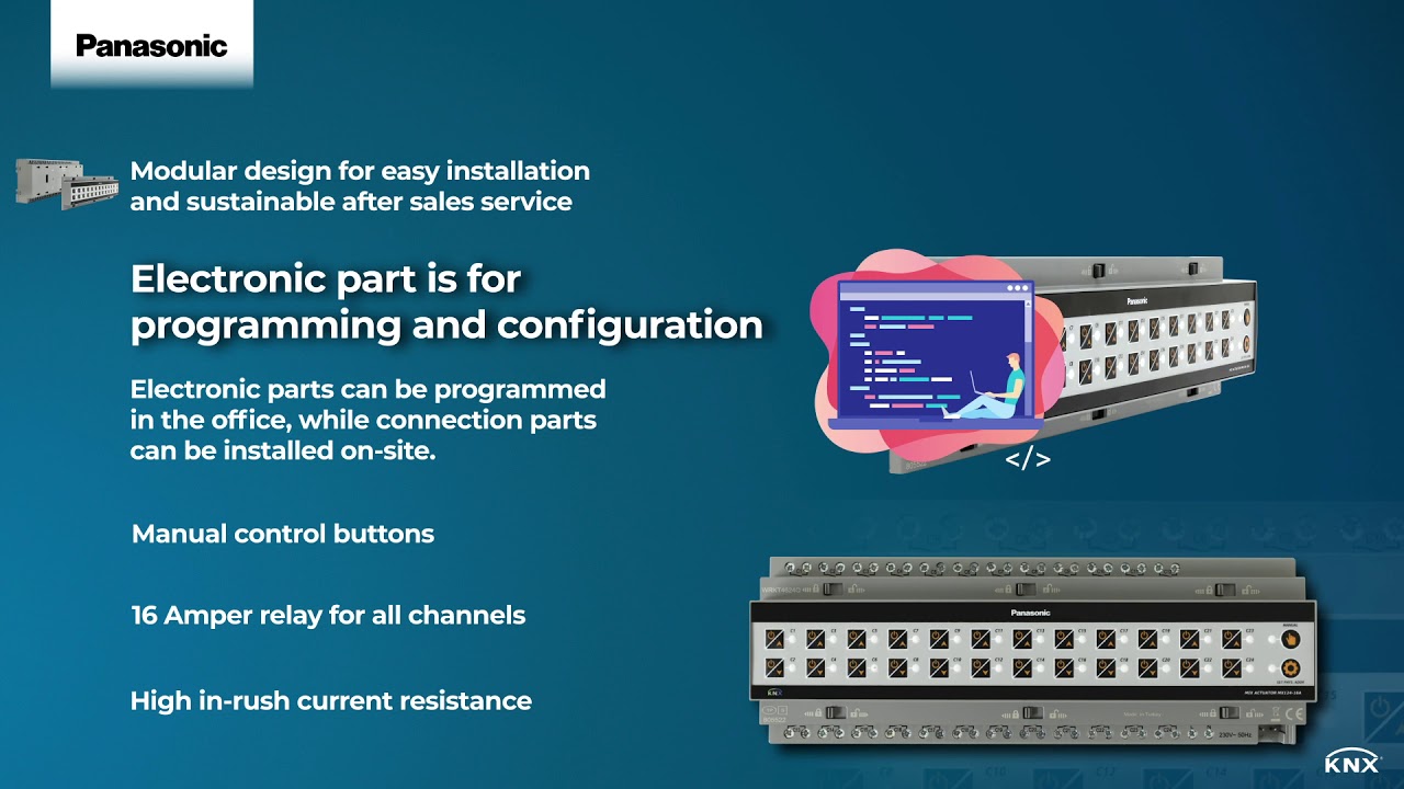 Master of control, Panasonic KNX Mix Actuators - YouTube