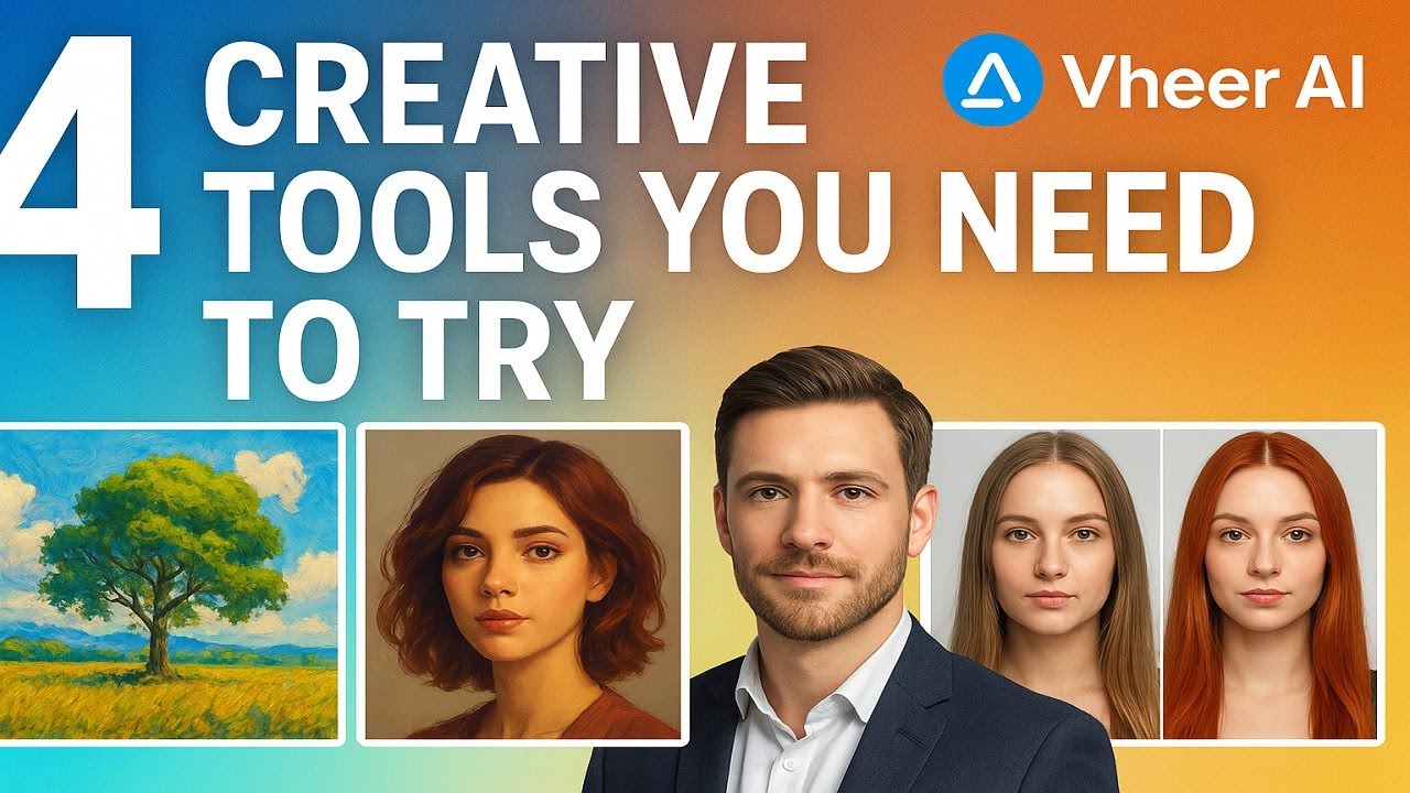 Vheer AI – 4 Creative Tools You NEED to Try in 2025! 🎨🖼️ | Style Transfer, Headshots & More ...