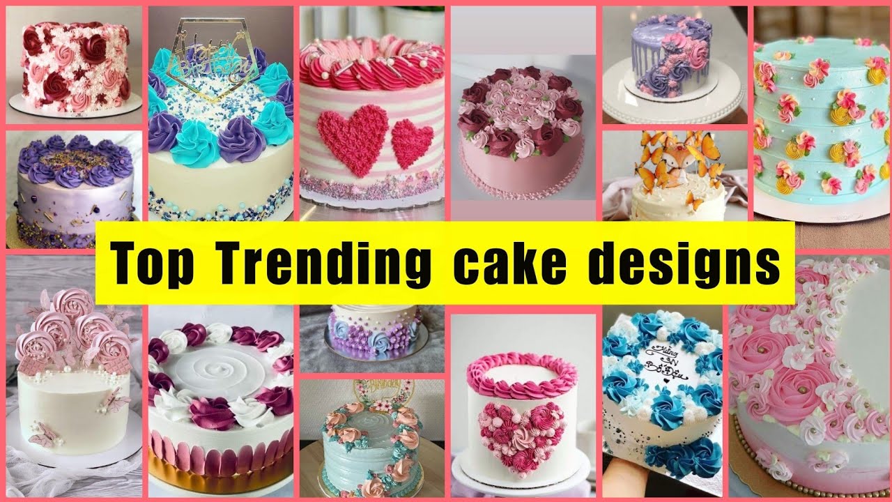 30+ Trending cake designs | easy cake designs | birthday cakes | cake ...
