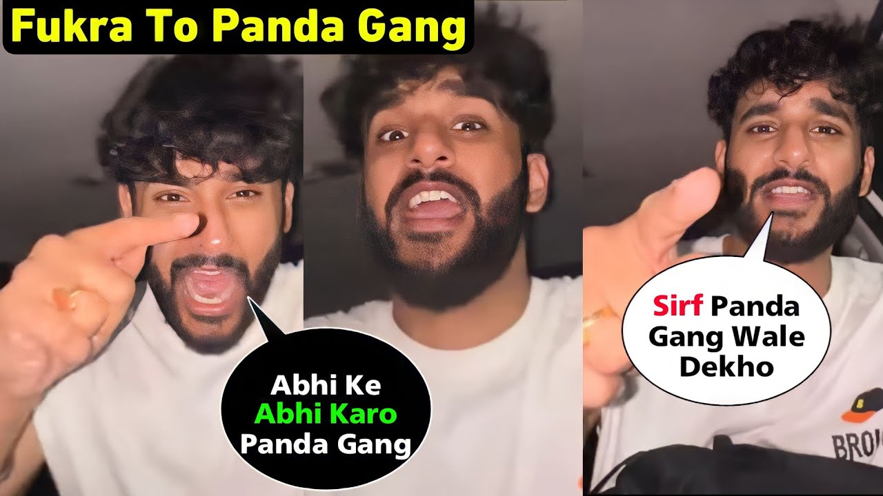 Fukra Insaan Special Message For Only Panda Gang 😂 - YouTube