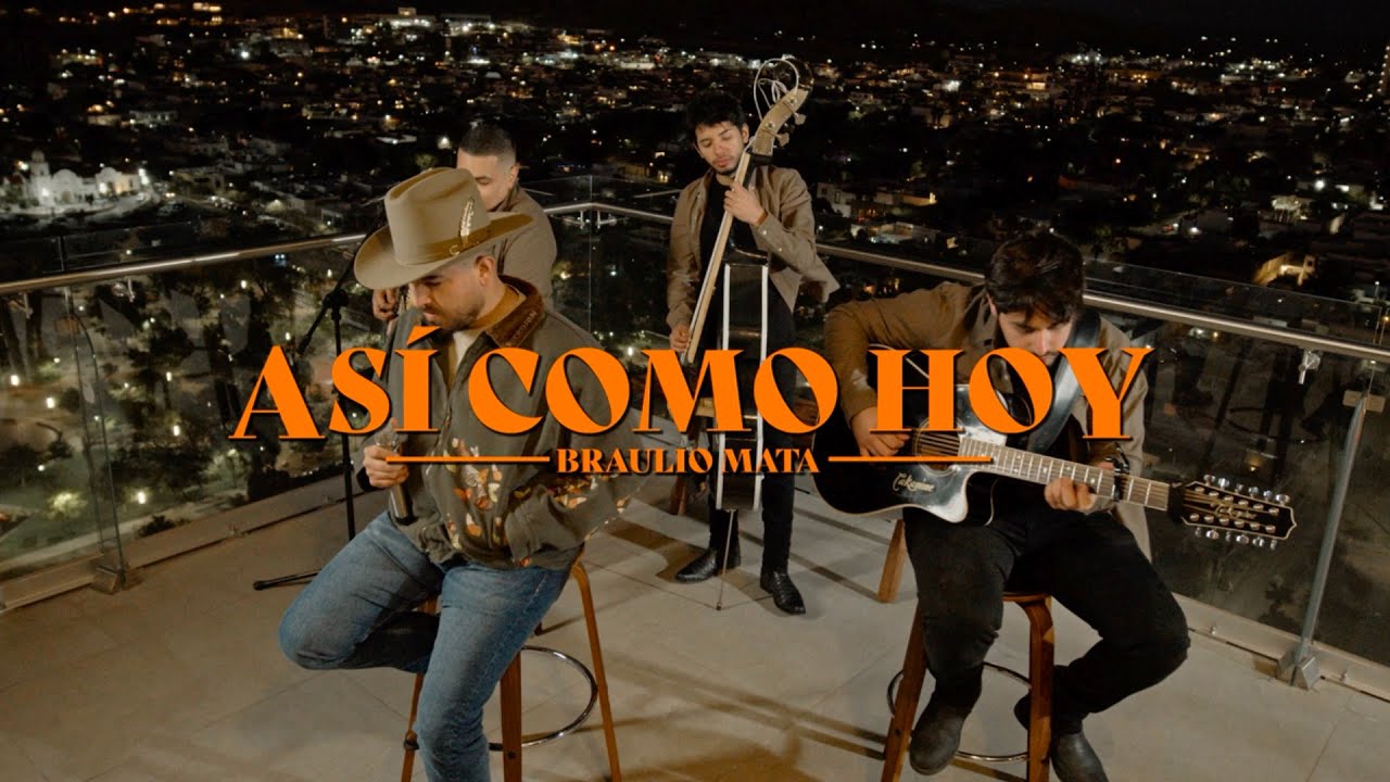 Braulio Mata - Así Como Hoy (Live Sessions Vol. 1) - YouTube