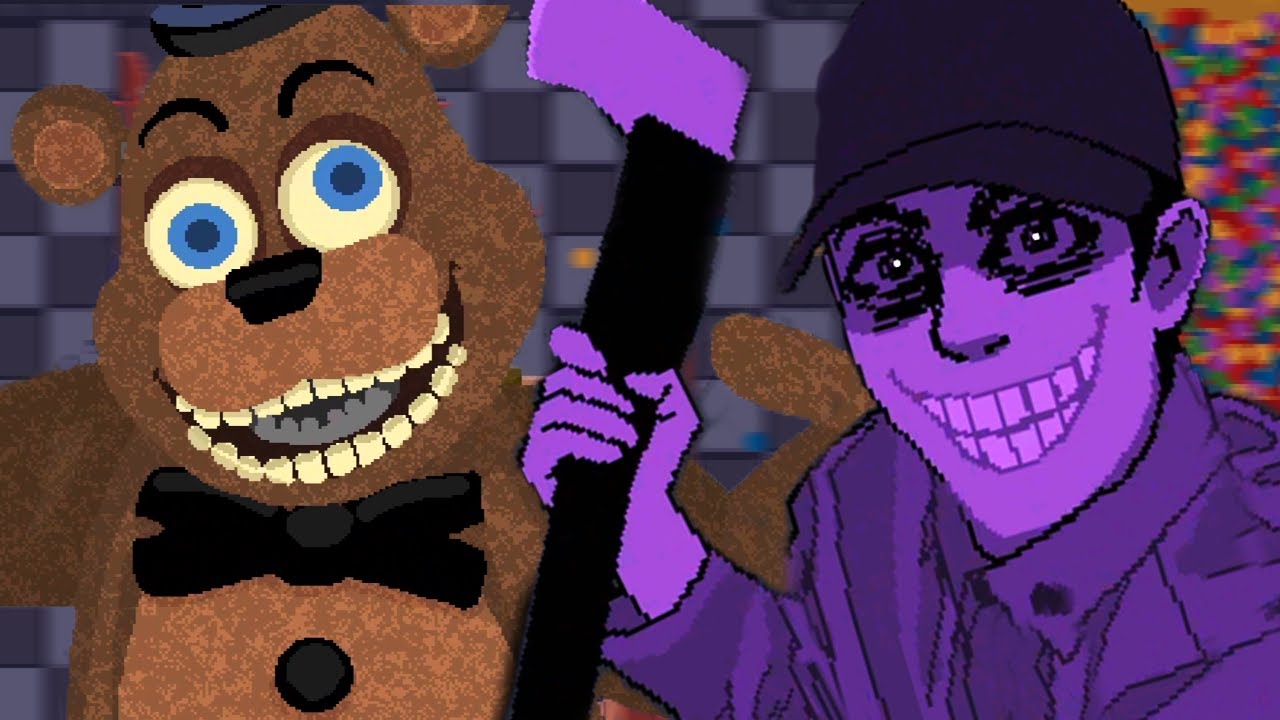 HUNTED BY PURPLE GUY THROUGH NEW FNAF LOCATIONS.. - FNAF Mechanism ...