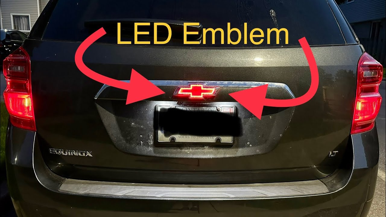 Chevy Equinox LED Badge Upgrade - YouTube