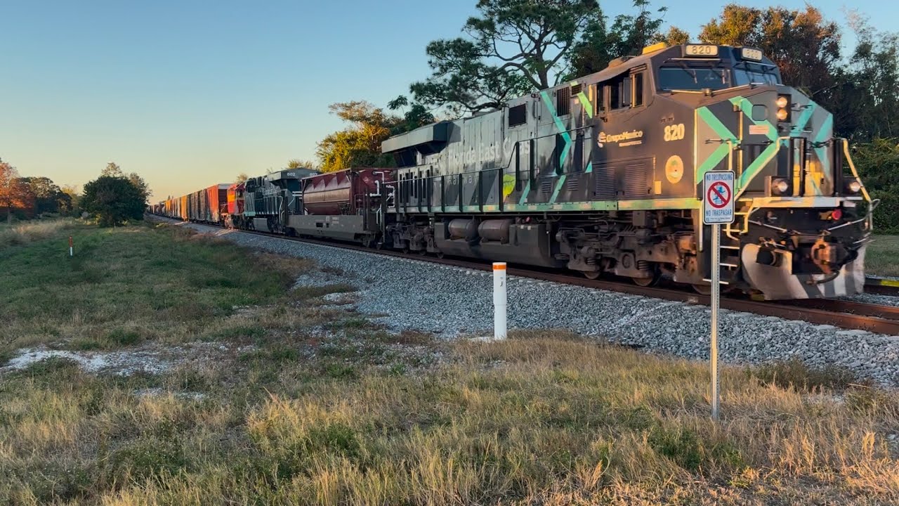 FEC TRAIN 105 @ 5:04pm 11-26-24 - YouTube