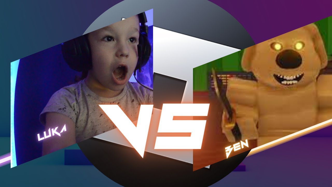 ROBLOX - 4Y OLD ESCAPE BEN SCARY DOG'S HOUSE - YouTube