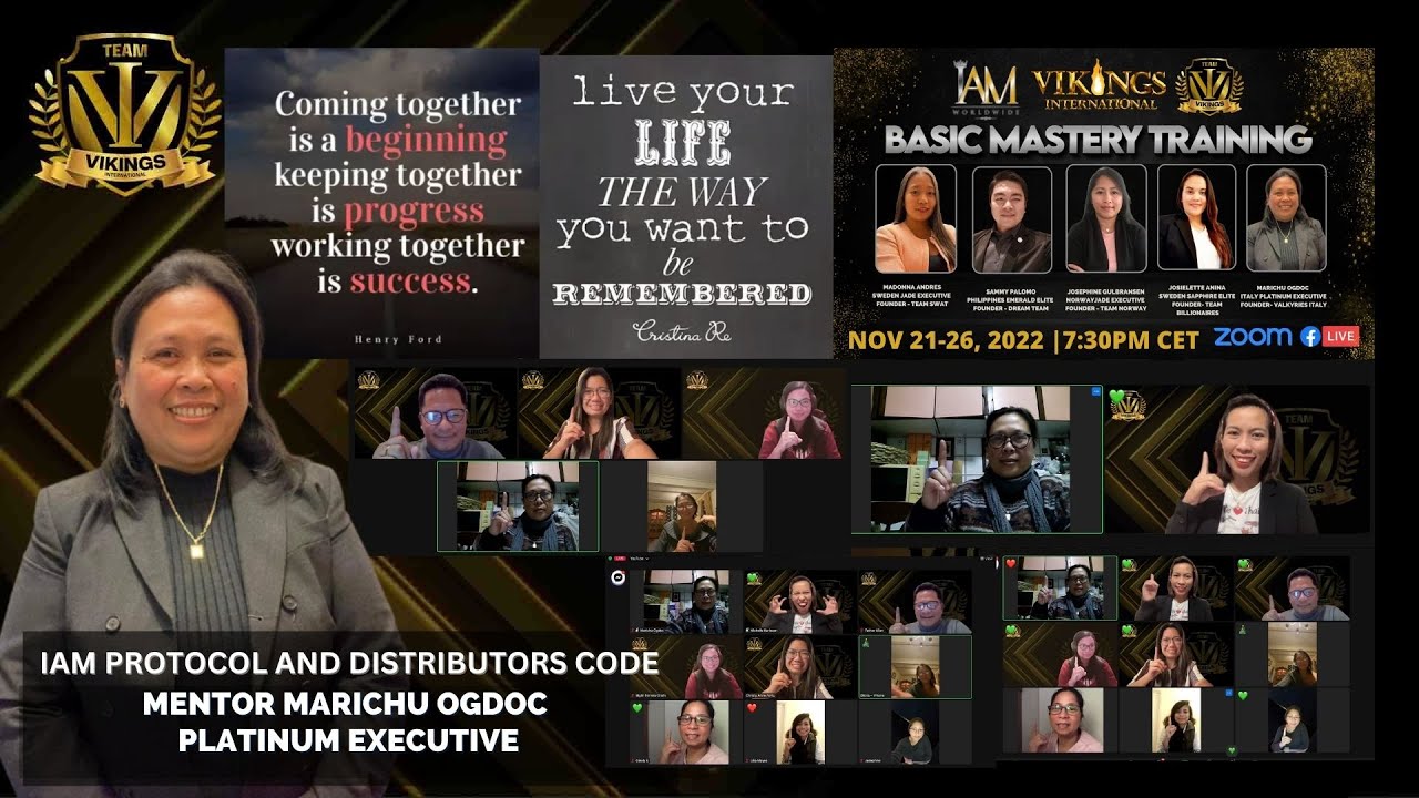IAM WORLDWIDE PROTOCOL AND DISTRIBUTORS CODE - YouTube