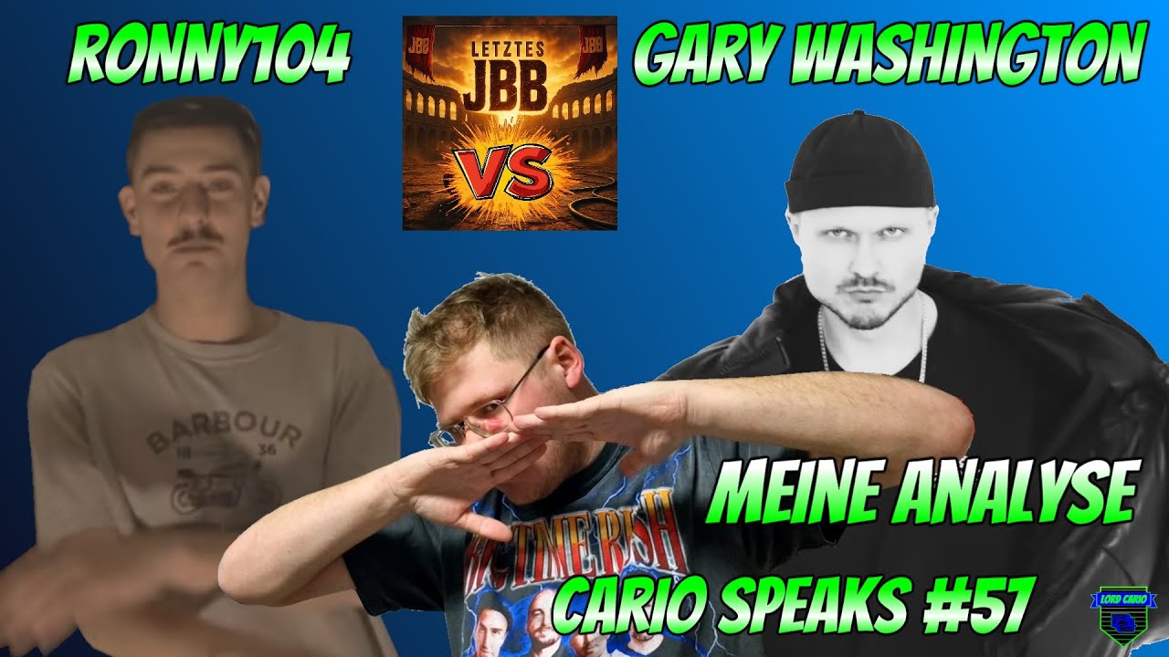 GARY WASHINGTON VS RONNY104 - Letztes JBB - Lord Carios Analyse - Cario ...