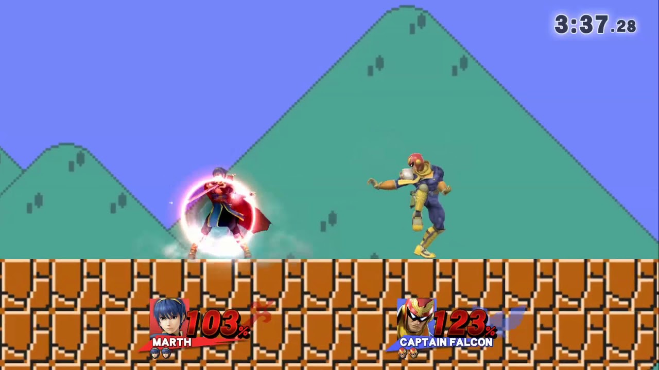 Marth VS Captain Falcon: Super Smash Bros Wii U - YouTube