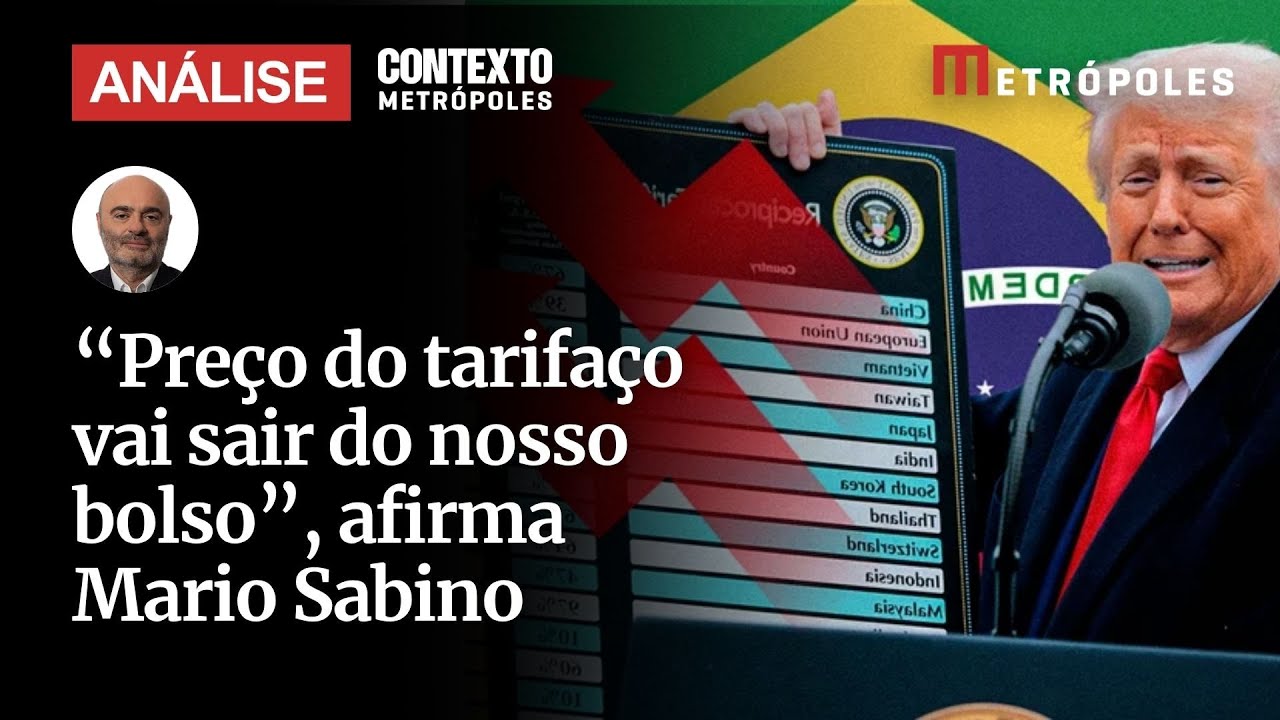 "Preço do tarifaço vai sair do nosso bolso", afirma Mario Sabino - YouTube