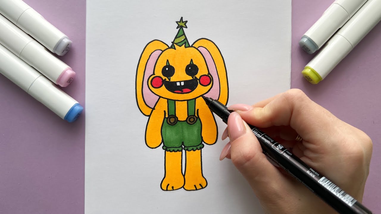 How to draw BONZO BUNNY ( Poppy Playtime) - YouTube