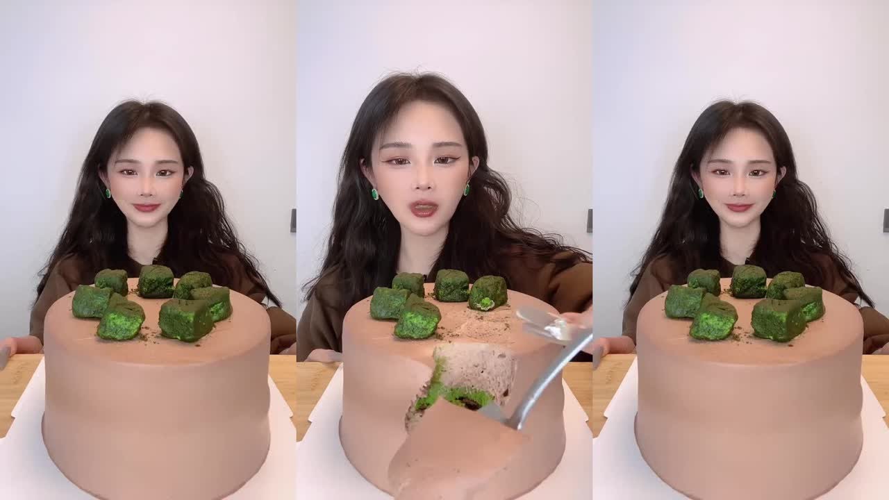 Eat cake, cake eating cake asmr, cake mukbang CAKE, Love Cake - YouTube