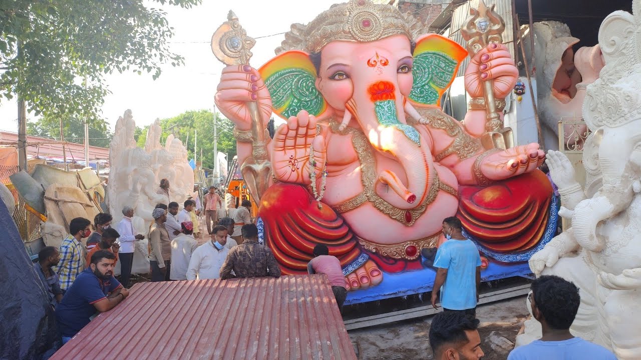 Ganesh Aagman 2022 | Dhoolpet Big Ganesh Idols | Dhoolpet Ganesh Idols ...