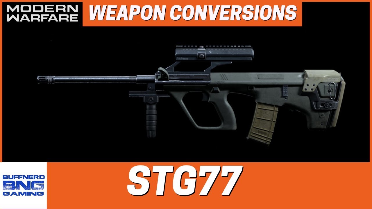 STG77 Weapon Conversion - Call Of Duty Modern Warfare - YouTube