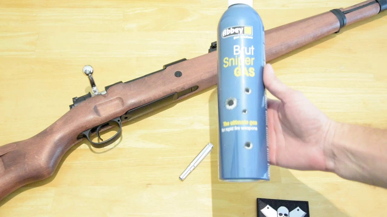 Kar98k gas gel blaster review - YouTube
