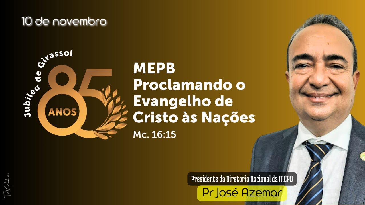 PALAVRA DO PRESIDENTE - Pr José Azemar - YouTube