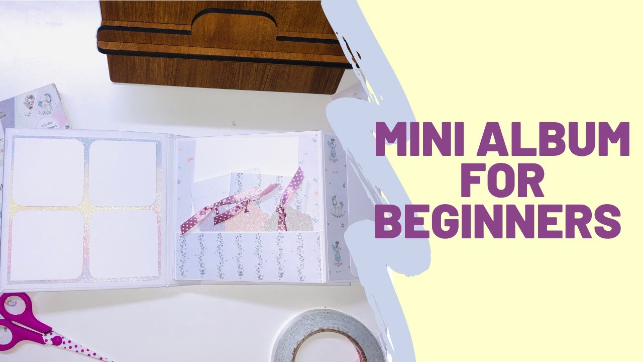 Quick and easy mini album for beginners - YouTube