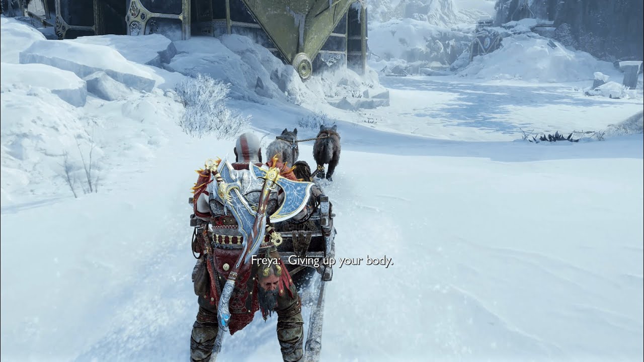 Mimir says how he feels without his body Scene - God Of War Ragnarok ...