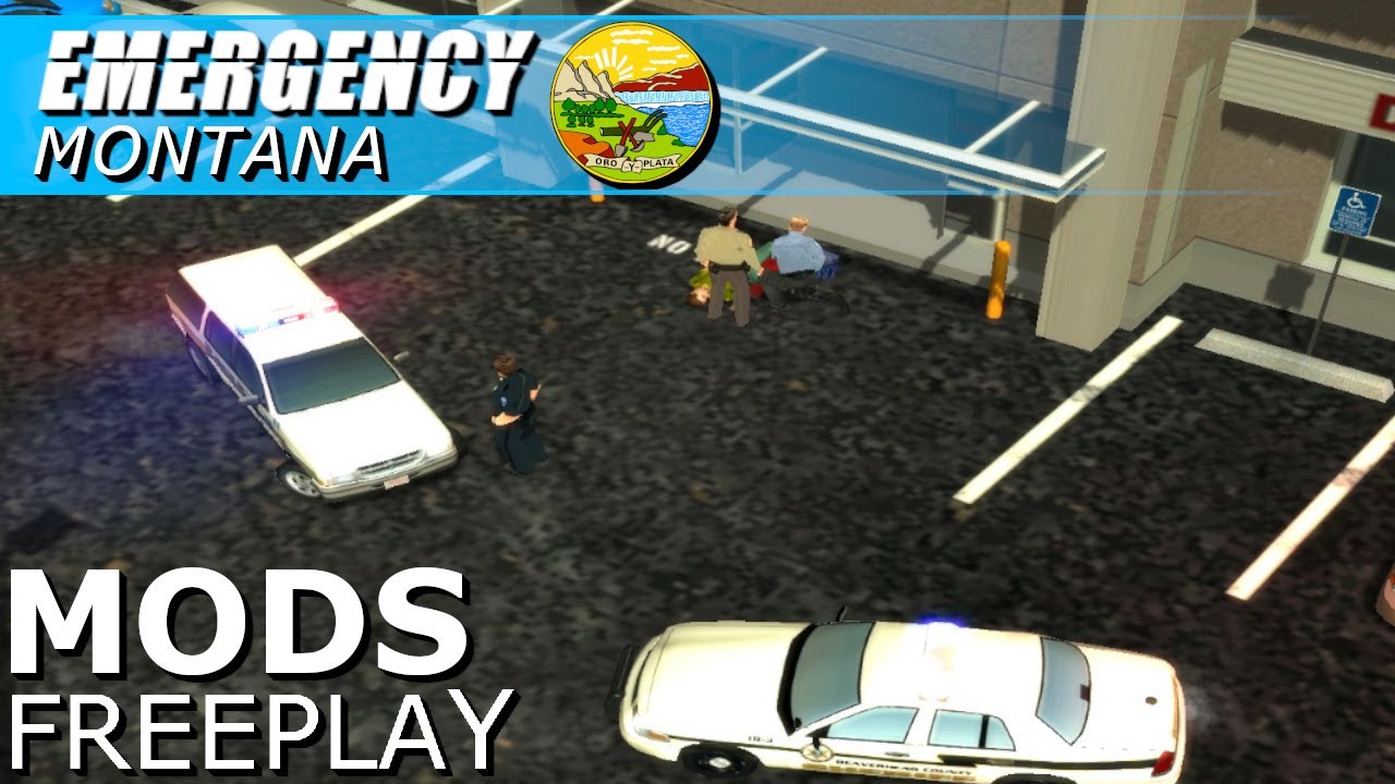 EMERGENCY 4 MODS/ Montana Mod 2.5 #54: Unfallflucht! [Gameplay/ no ...