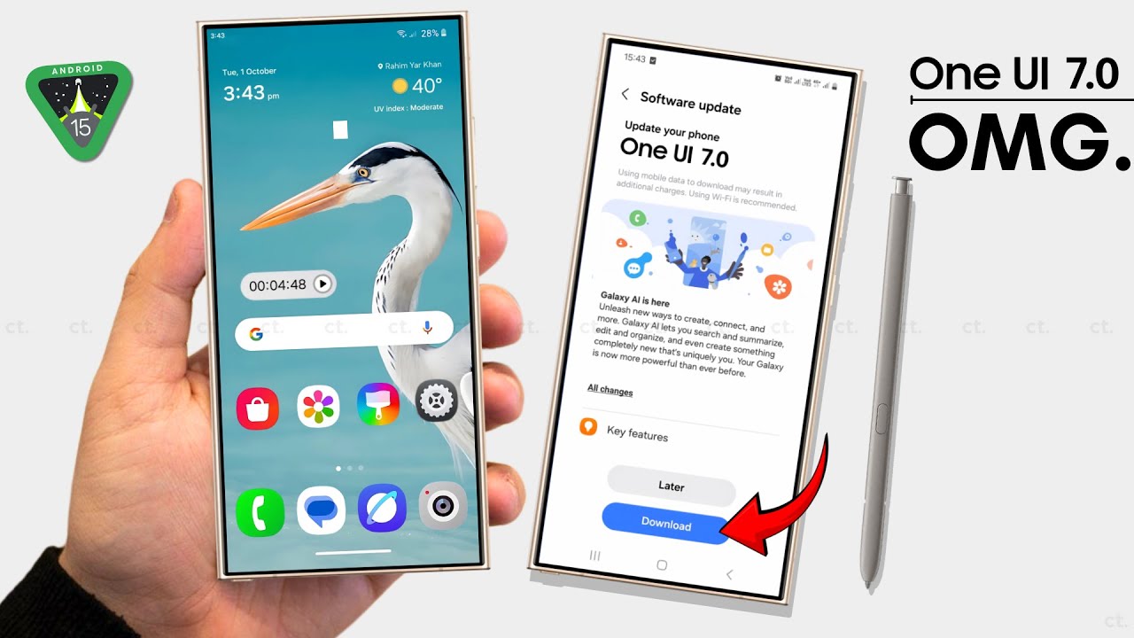 Samsung One UI 7.0 Android 15 - OMG, FINALLY! - YouTube