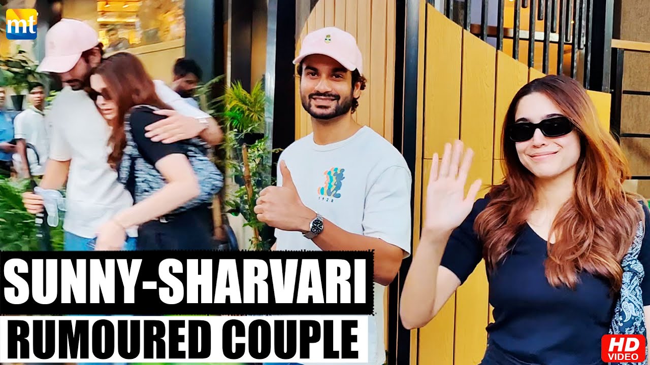 Sunny Kaushal takes his rumoured Girlfriend Sharvari Wagh on a coffee ...